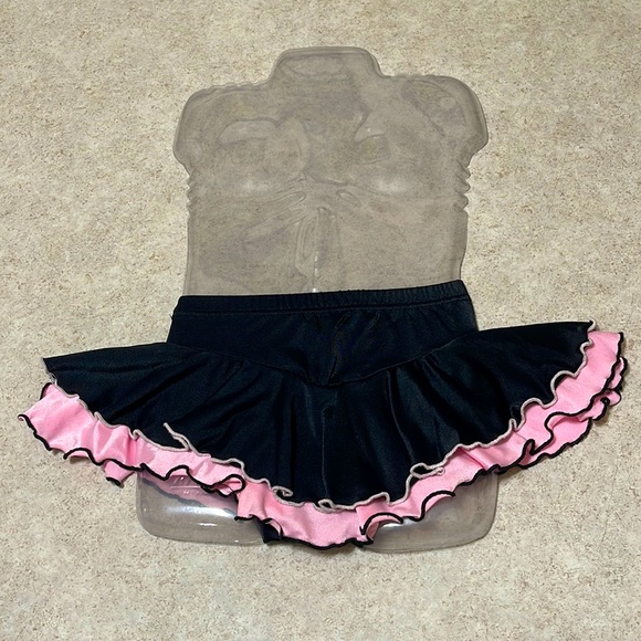shirl-lynn of NY | Bottoms | Shirllynns Of Ny Little Girls Pink Black Ruffle Bottom Tutu | Poshmark